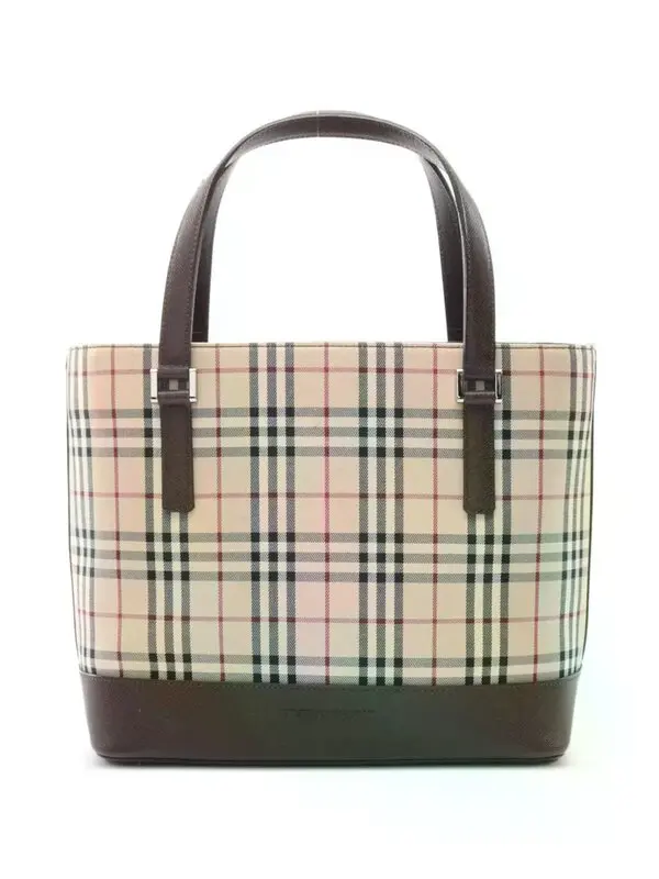 Burberry Nova Check Tote Bag