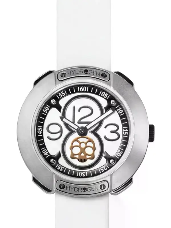 HYDROGEN Vista Numero Skull Motif 29mm Watch - White