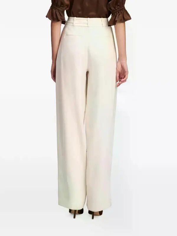 Cinq À Sept Maelor Belted Pleated Trousers