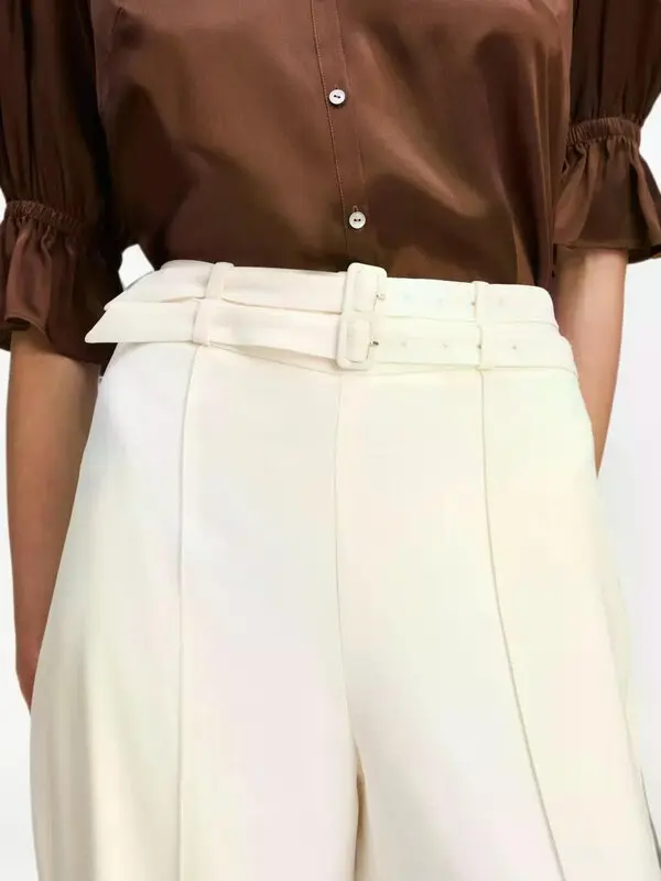 Cinq À Sept Maelor Belted Pleated Trousers