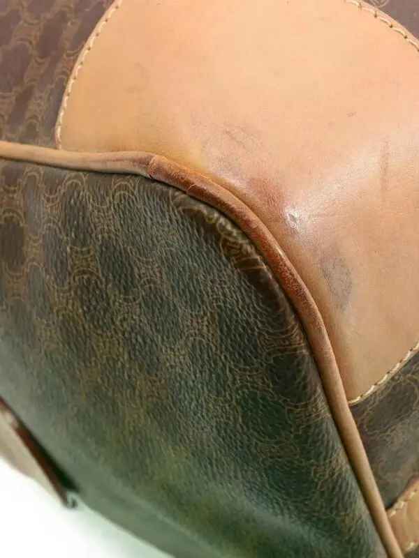 Celine 2000s Macadam Pattern Holdall Bag