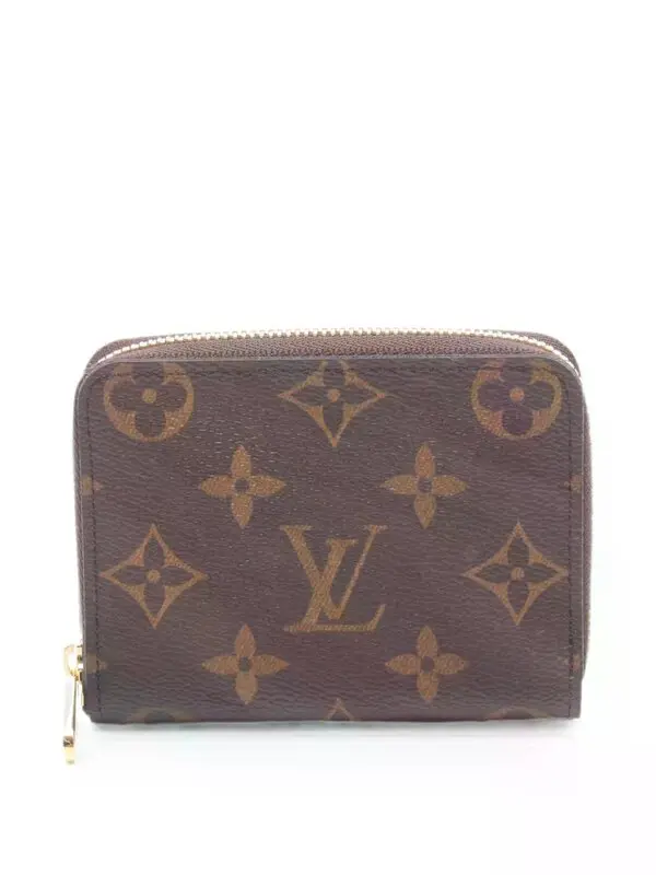 LOUIS VUITTON 2021 Monogram Zippy Card Holder