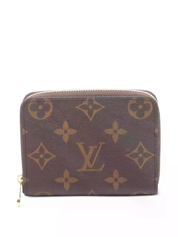 LOUIS VUITTON 2021 Monogram Zippy Card Holder