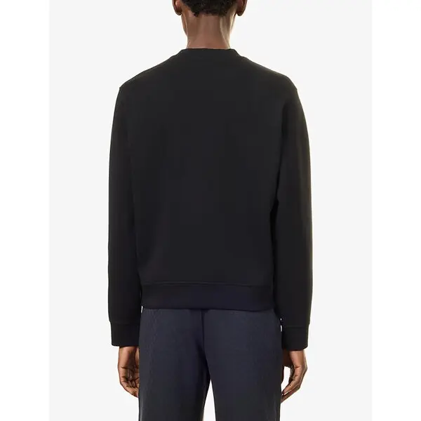 Emporio Armani Logo-print Cotton-blend Sweatshirt