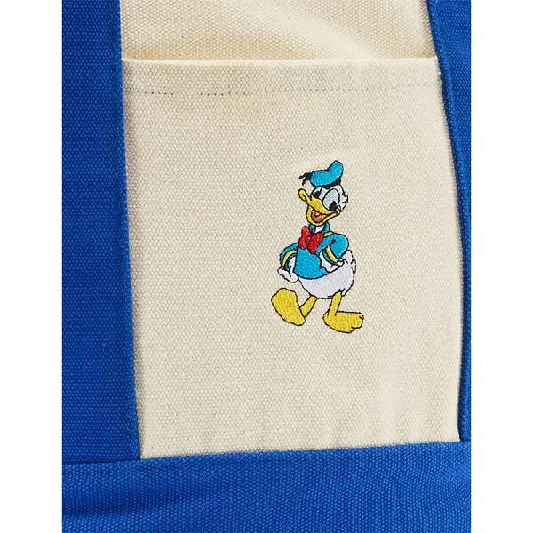 THE DISNEY STORE AT SELFRIDGES Donald Duck Cotton-canvas Tote Bag