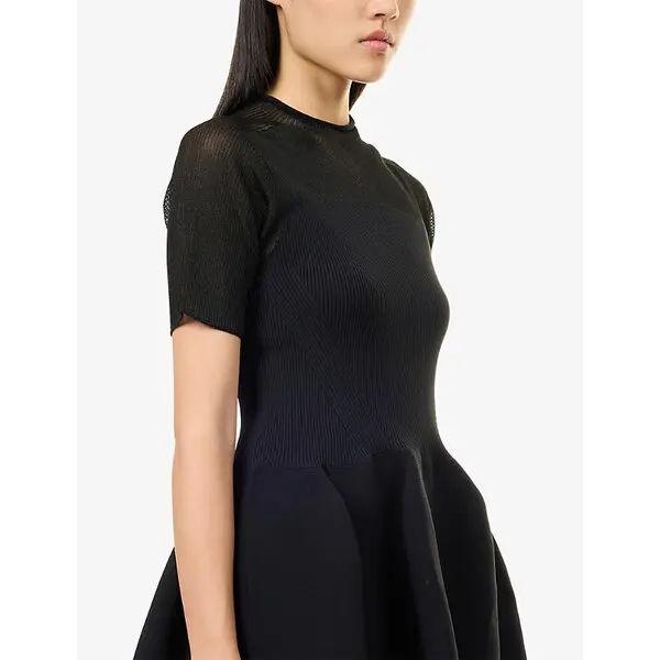 CFCL Pottery Lucent Short-sleeve Knitted Top