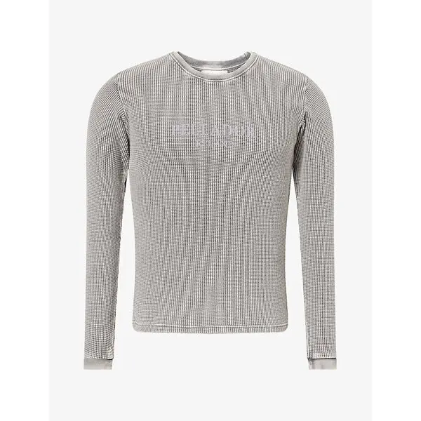 PELLADOR Waffle Crew-neck Knitted Jumper