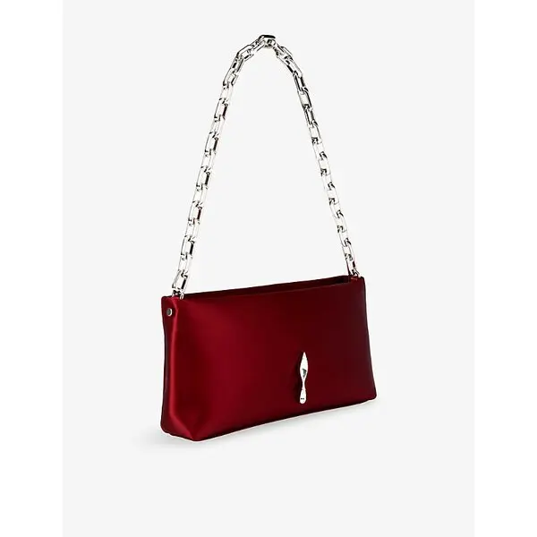 CHRISTIAN LOUBOUTIN Maykimay Satin Clutch Bag - Empire