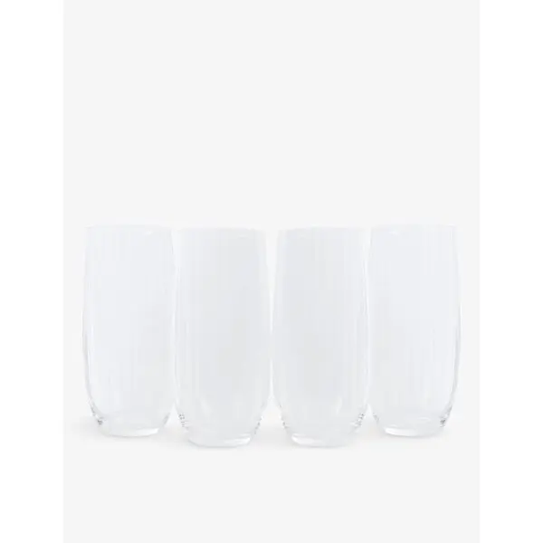THE WHITE COMPANY Skye Optic Highball Glasses Set Of Four - Clear