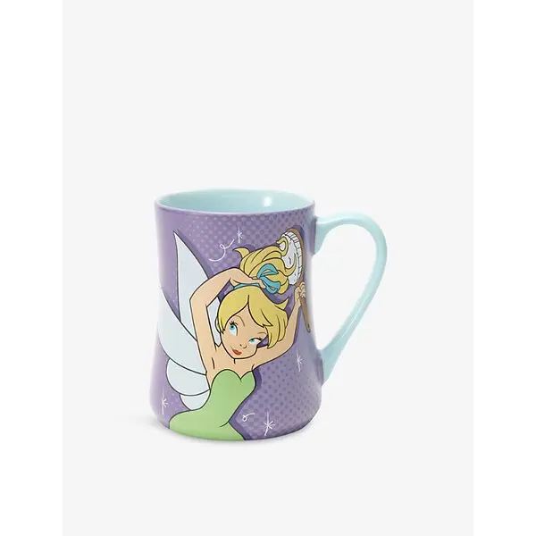 THE DISNEY STORE AT SELFRIDGES Tinkerbell Always Late But Pretty Ceramic Mug