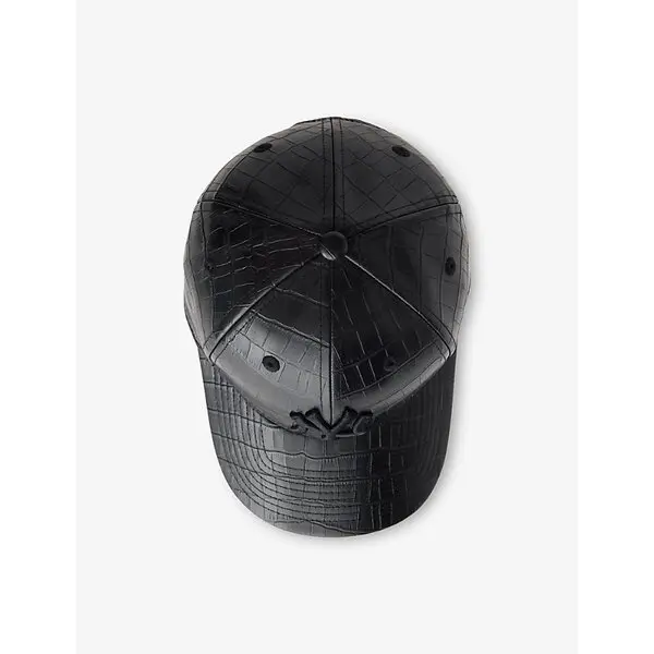 New Era 9forty New York Yankees Faux-leather Baseball Cap