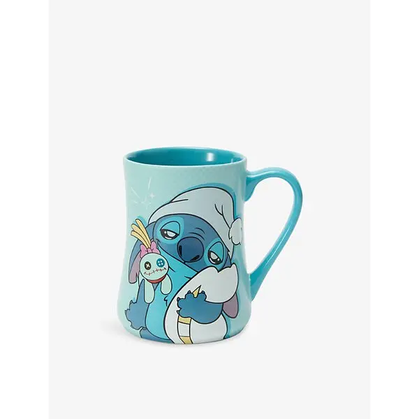 THE DISNEY STORE AT SELFRIDGES Stitch Let Me Sleep Ceramic Mug