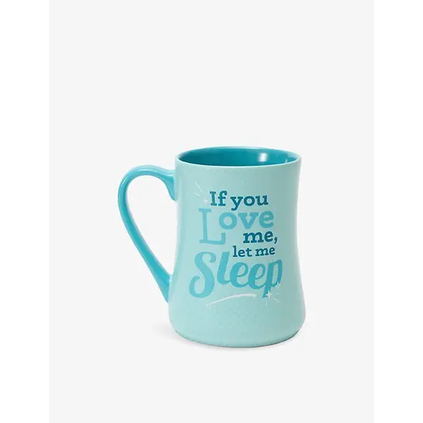 THE DISNEY STORE AT SELFRIDGES Stitch Let Me Sleep Ceramic Mug