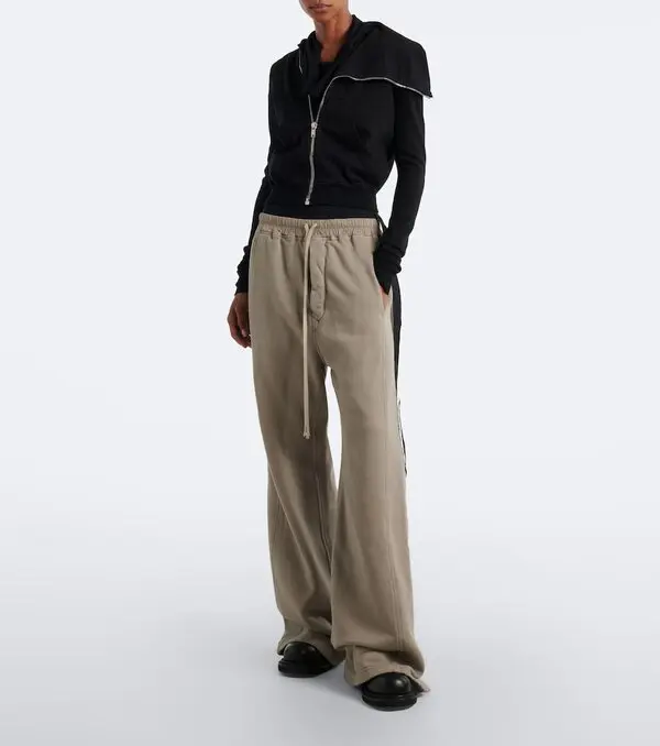 Rick Owens Cotton Zip-up Sweatshirt