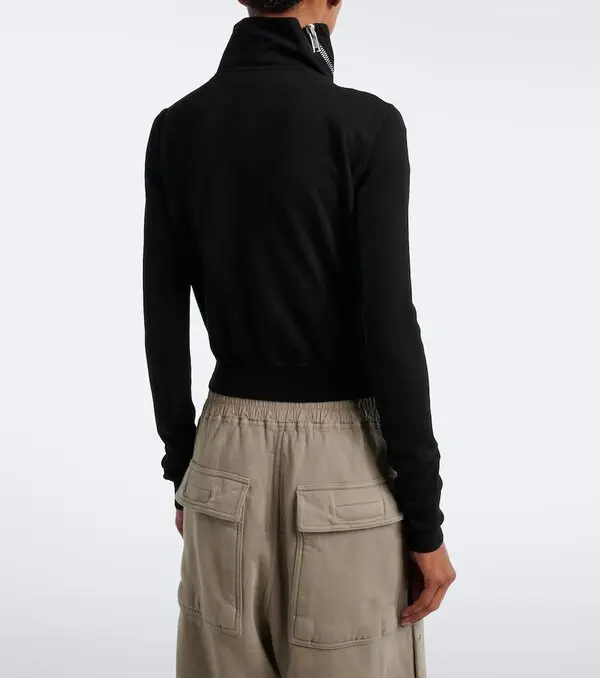 Rick Owens Cotton Zip-up Sweatshirt