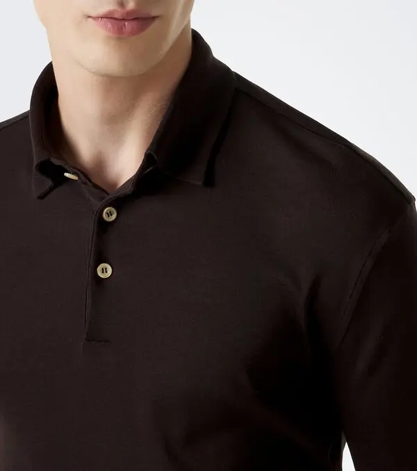 THE ROW Reyes Cotton Jersey Polo Shirt