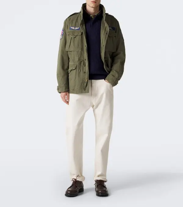 Polo Ralph Lauren Cable-knit Wool And Cashmere Polo Sweater