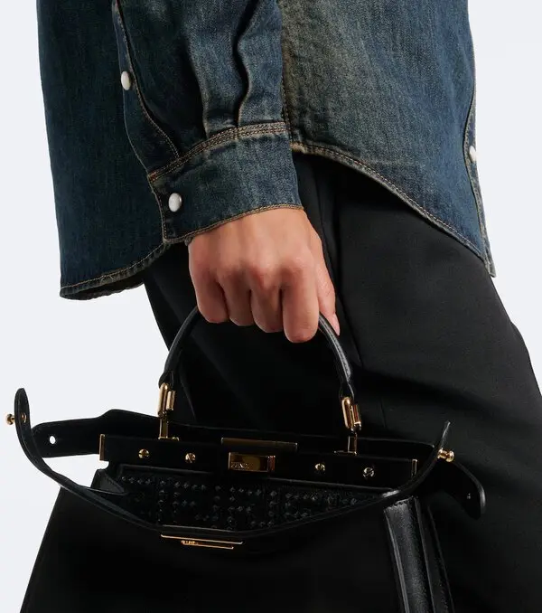 Fendi Cotton-blend Denim Shirt