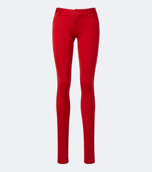 Gucci Jersey Leggings - Red