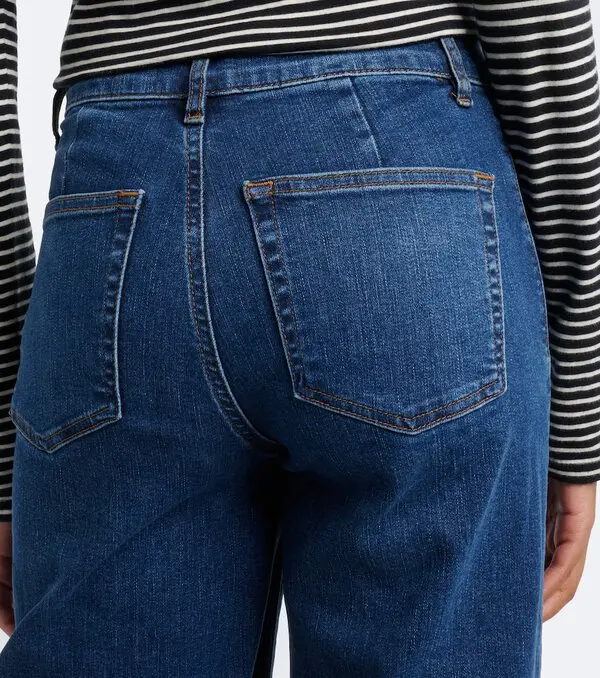 FRAME Slice Wide-leg Jeans
