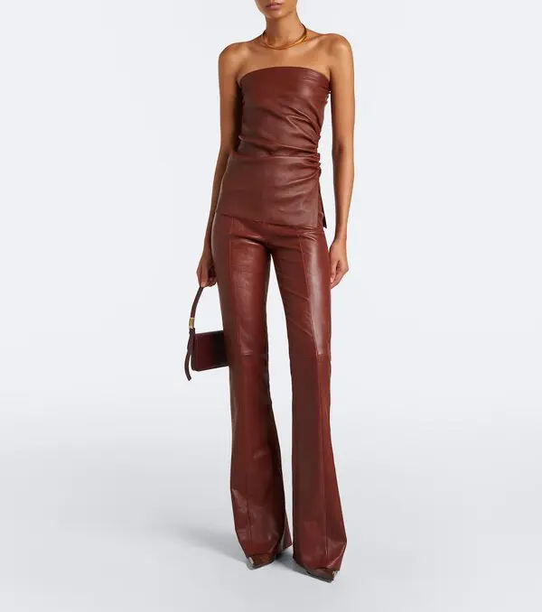 Stouls Gege Leather Fla Pants