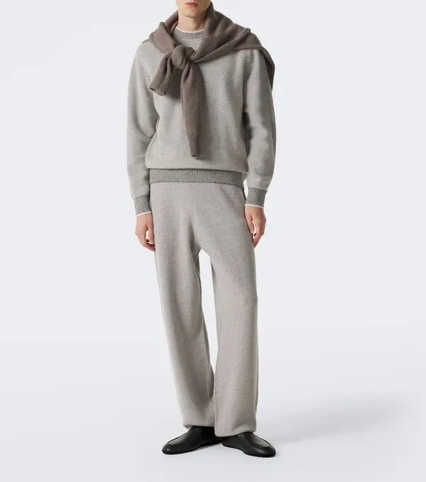 Arch4 Mr Banksy Cashmere Wide-leg Pants