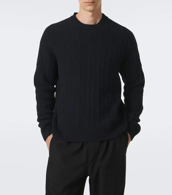 THE ROW Nanni Cable-knit Cashmere Sweater