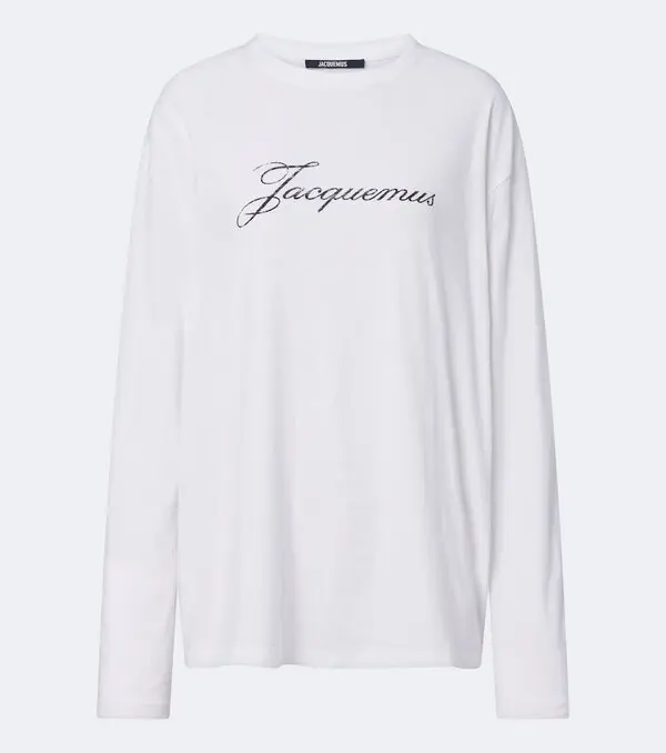 Jacquemus Logo Cotton And Hemp Jersey T-shirt