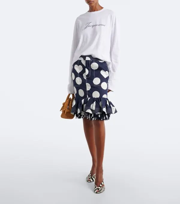 Jacquemus Logo Cotton And Hemp Jersey T-shirt