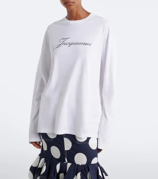 Jacquemus Logo Cotton And Hemp Jersey T-shirt