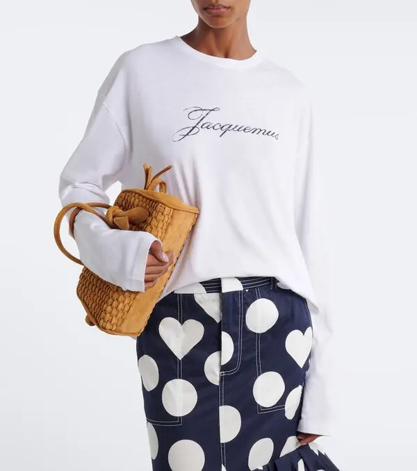 Jacquemus Logo Cotton And Hemp Jersey T-shirt
