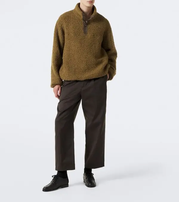 THE ROW Nesper Pleated Straight Pants