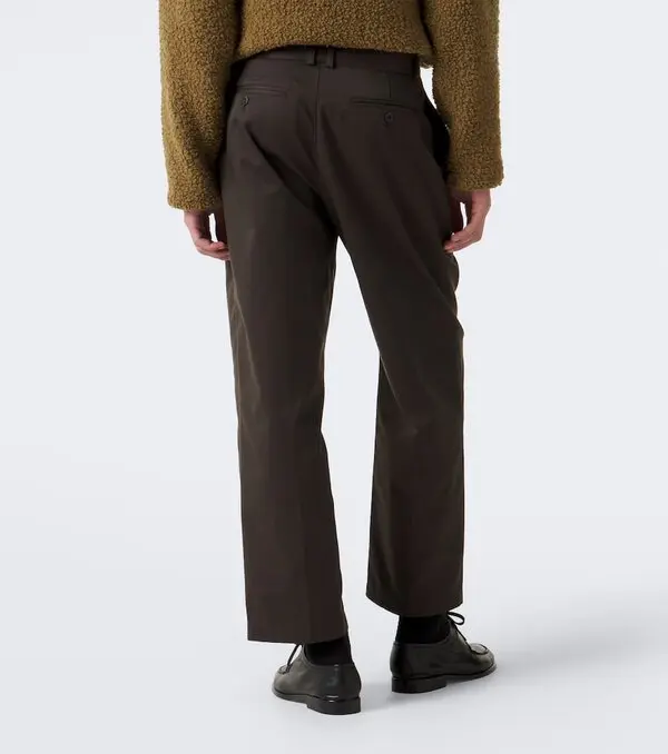 THE ROW Nesper Pleated Straight Pants