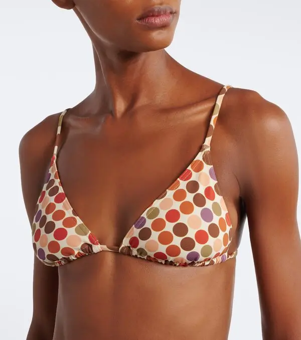 ERES Colorful Polka-dot Bikini Top