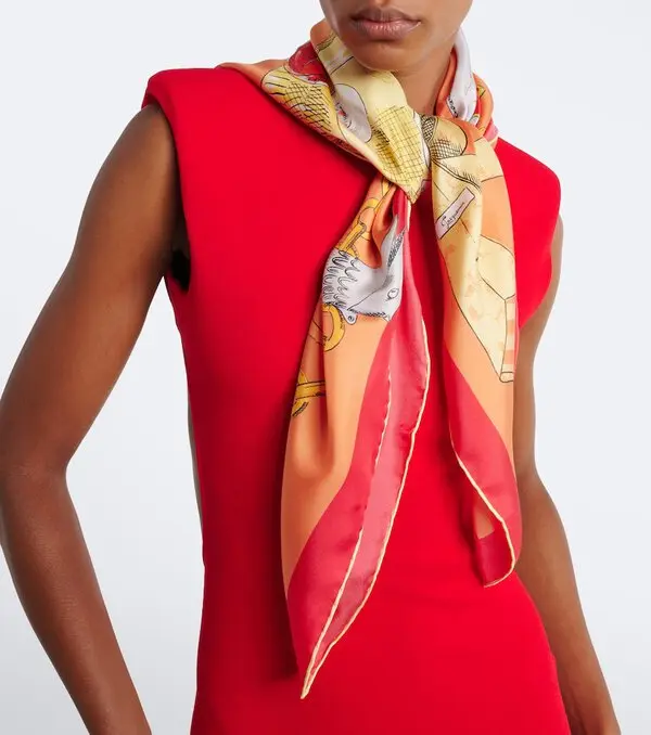 Jacquemus Cocktail Silk Scarf