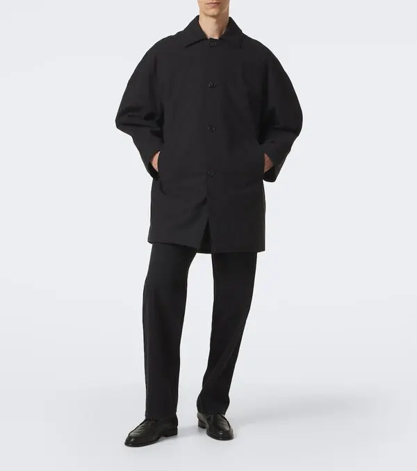 THE ROW Verna Cotton Poplin Car Coat
