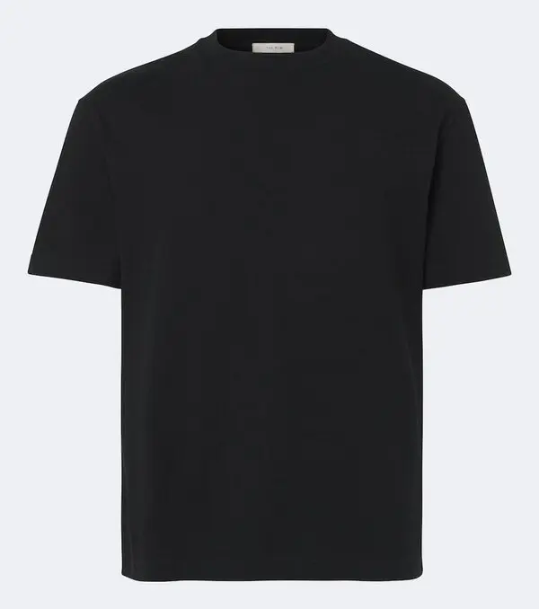 THE ROW Madoc Cotton Jersey T-shirt - Black