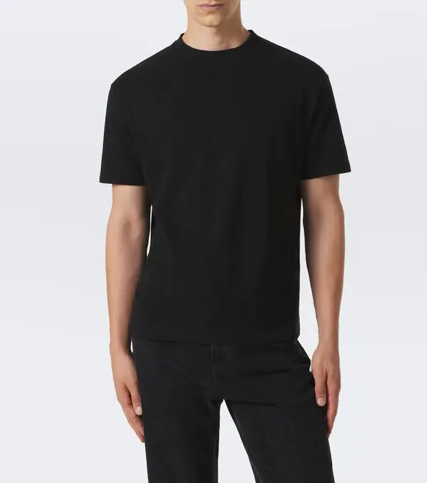 THE ROW Madoc Cotton Jersey T-shirt - Black