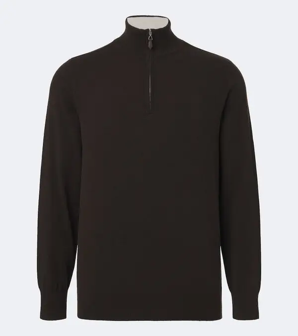 Arch4 Cashmere Half-zip Sweater