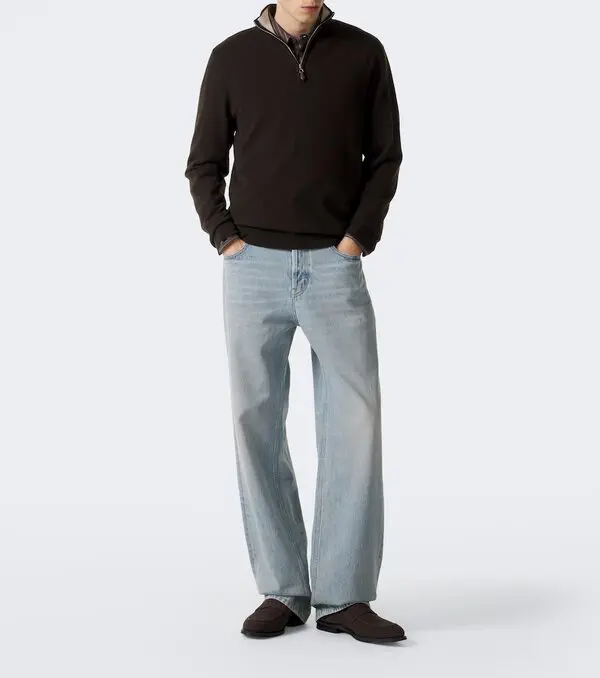 Arch4 Cashmere Half-zip Sweater