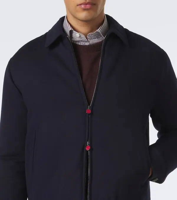 Kiton Wool Bomber Jacket