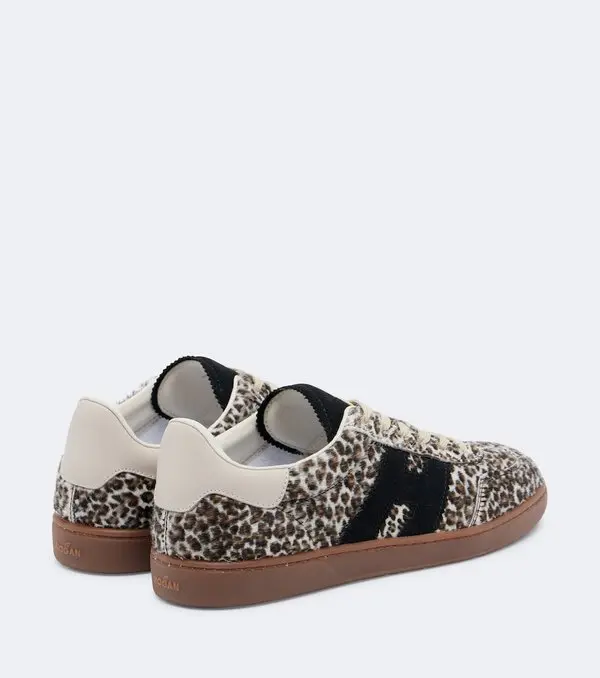 Hogan H647 Printed Calf Hair Sneakers