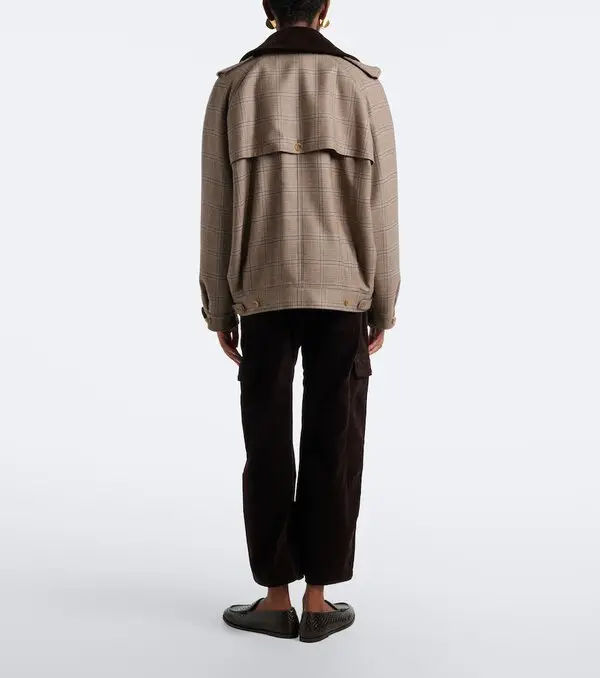 Citizens Of Humanity Thassos Cotton Corduroy Wide-leg Cargo Trousers - Brown