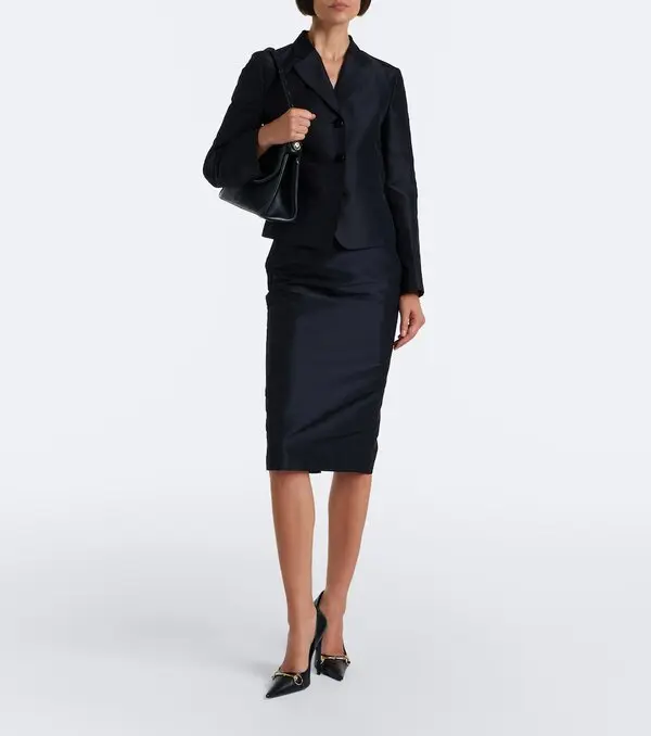 Gucci Silk Faille Jacket