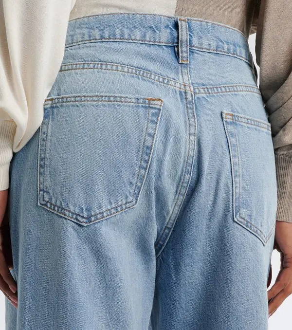 FRAME Crossover Wide-leg Jeans