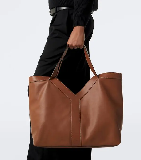 Saint Laurent Y Large Leather Tote Bag