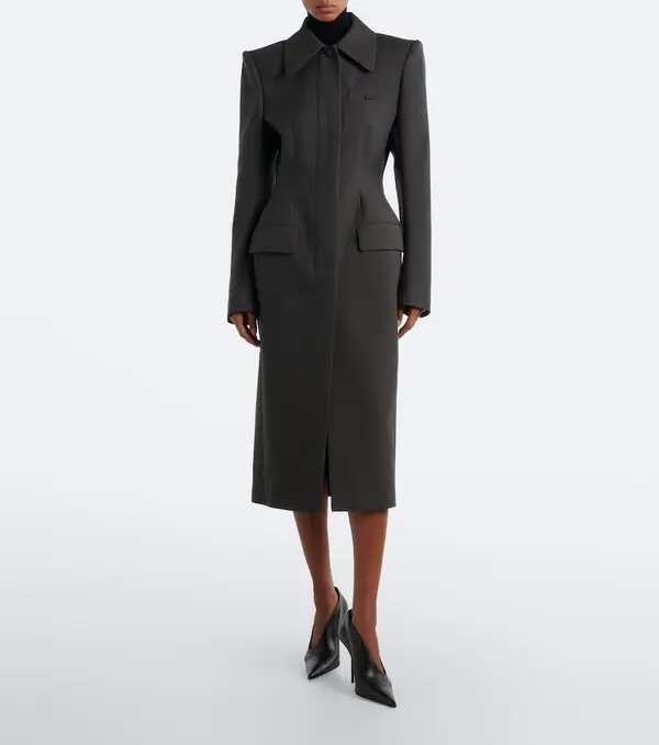 MUGLER Wool Coat