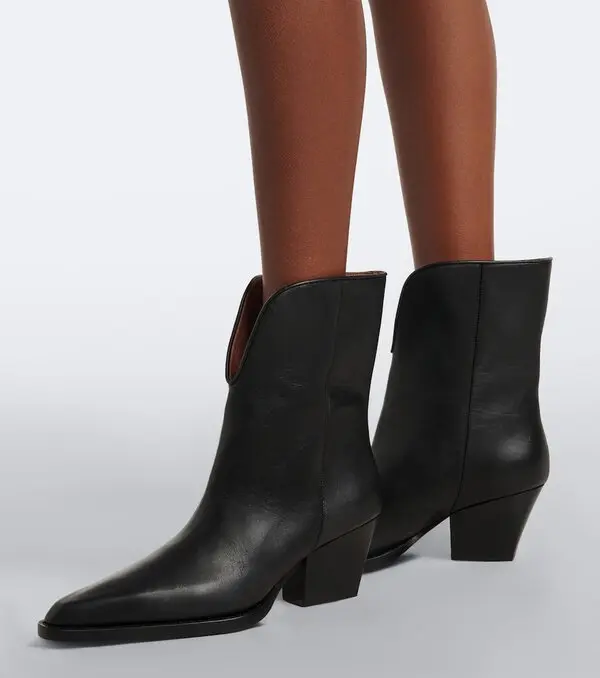 Paris Texas Jane Leather Cowboy Boots
