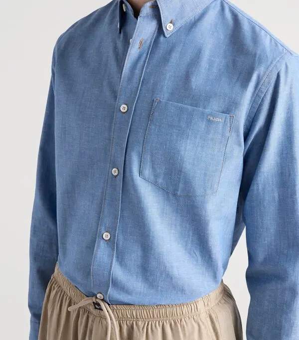 Prada Cotton Chambray Shirt