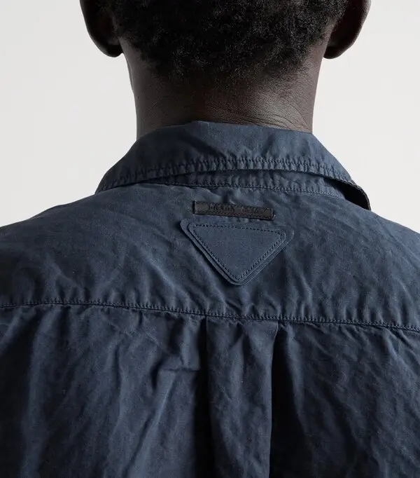 Prada Cotton-blend Short-sleeve Shirt